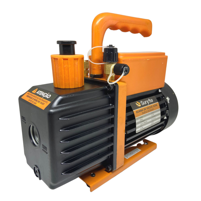 Bomba De Vácuo 5 Cfm Duplo Estágio Bivolt Suryha